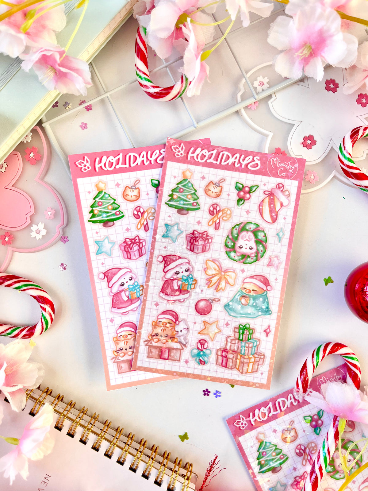 Holidays Sticker Sheet – MiniiJoyCo
