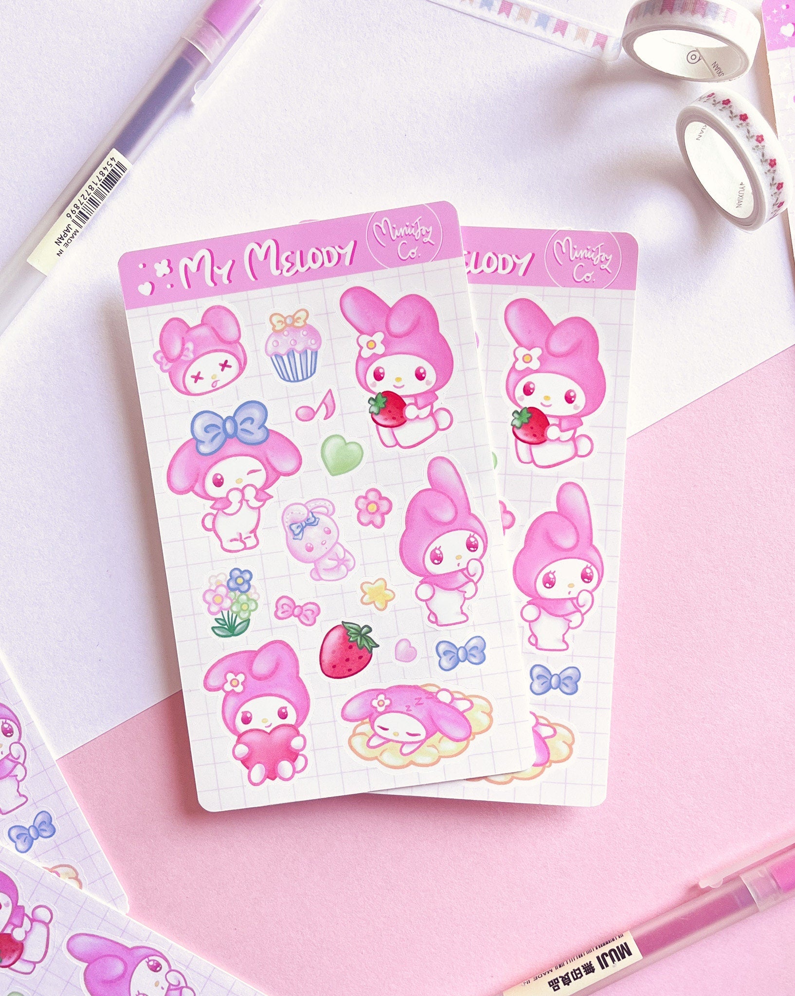 Sanrio Sticker Sheets Series 1 – MiniiJoyCo